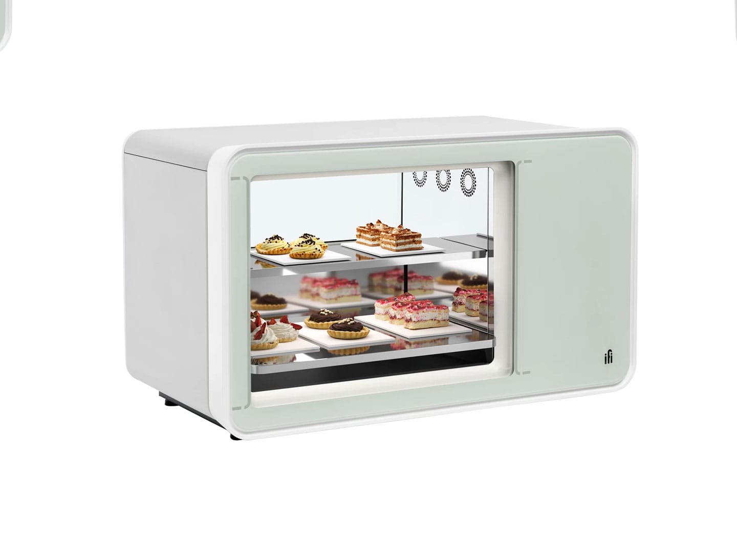 Al Volo best mini display case for gelato pastry and pralines